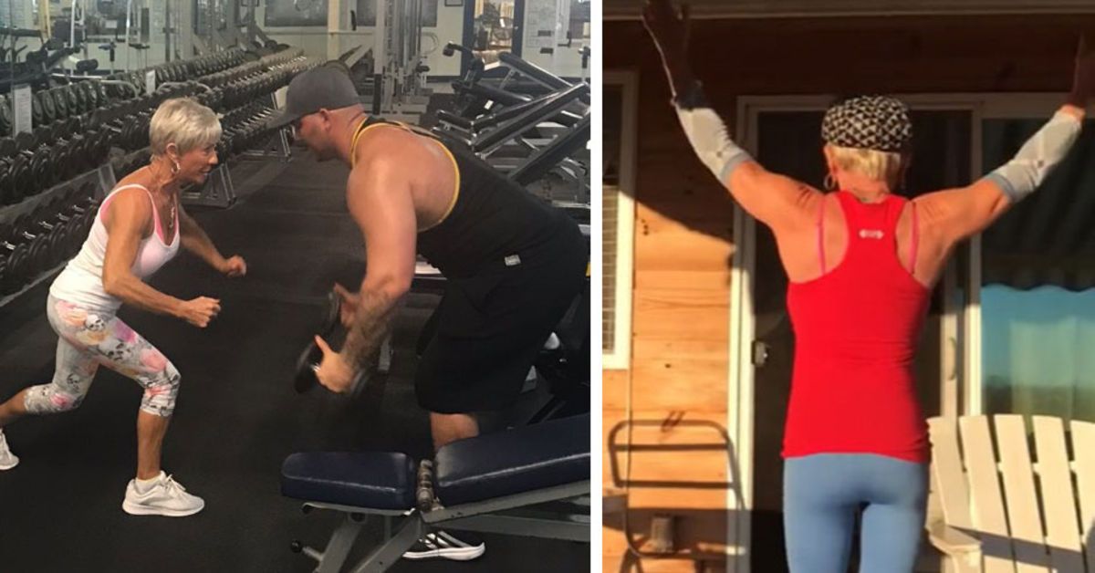 75'lik büyükanne Iris Davis, spor azmiyle gençlere taş çıkarıyor