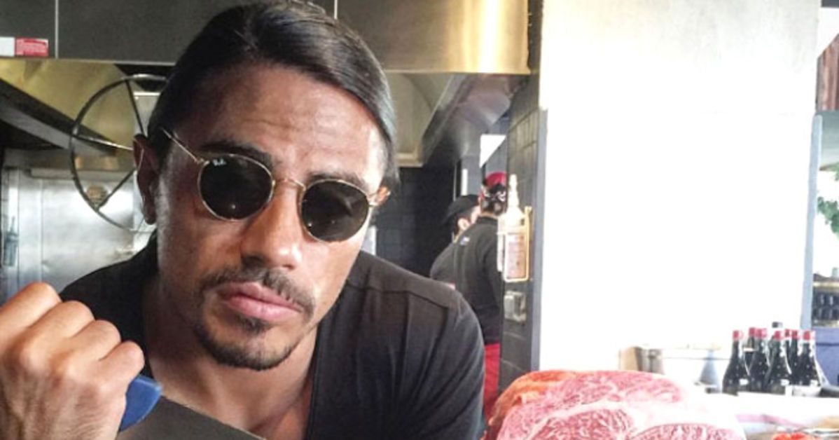 Nusret sosyal medyanın diline düştü! İşte o anlar - Magazin haberleri