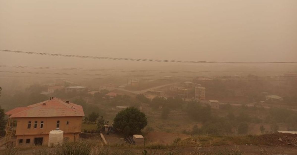 Son dakika haberi: Toz bulutları bazı illerde etkili oldu! Toz bulutu ...