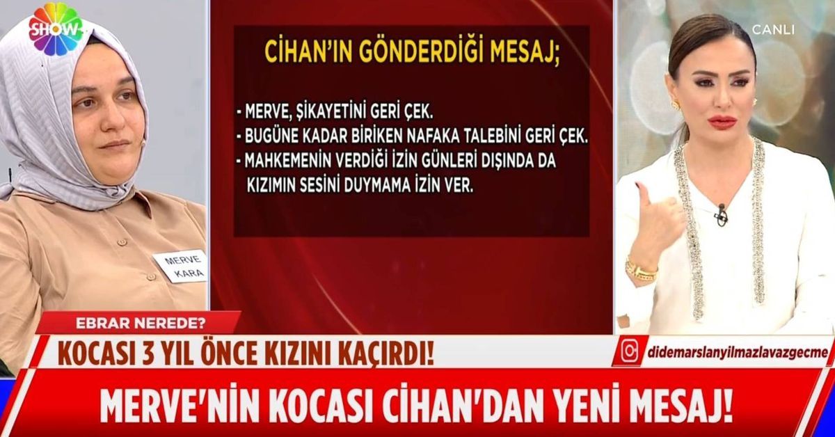 Didem Arslan Yılmaz’la Vazgeçme'de Merve Kara'ya Ebrar için güzel haber!