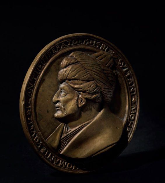 Üzerinde “Bizans İmparatoru Muhammed” yazan çok nâdir Fatih madalyonu ...