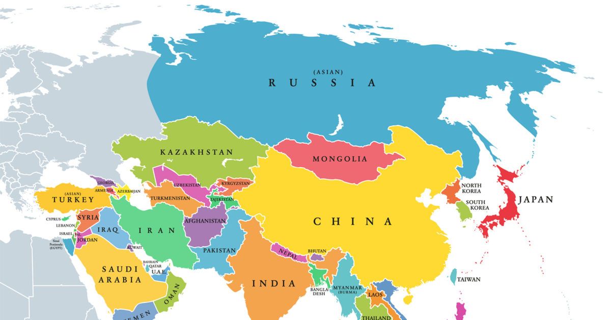 Asya’da Toplam Kaç Ülke Var? Asya Kıtasındaki Ülke Sayısı Ve İsimleri ...
