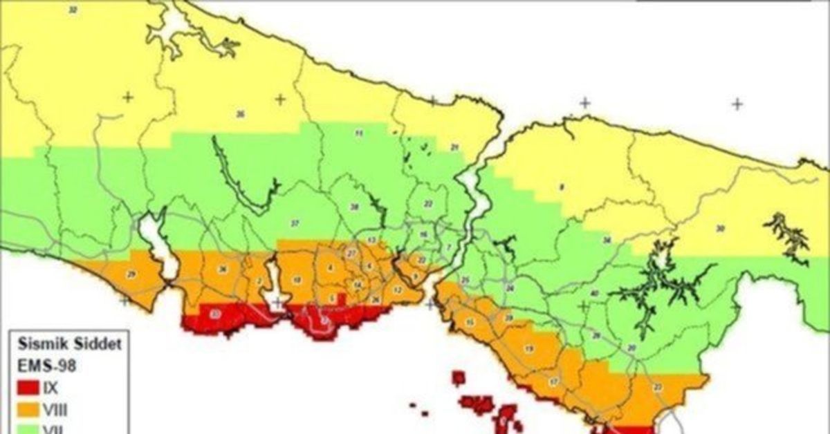 SARIYER DEPREM RİSKİ HARİTASI 2023: İstanbul Sarıyer depreme dayanıklı ...