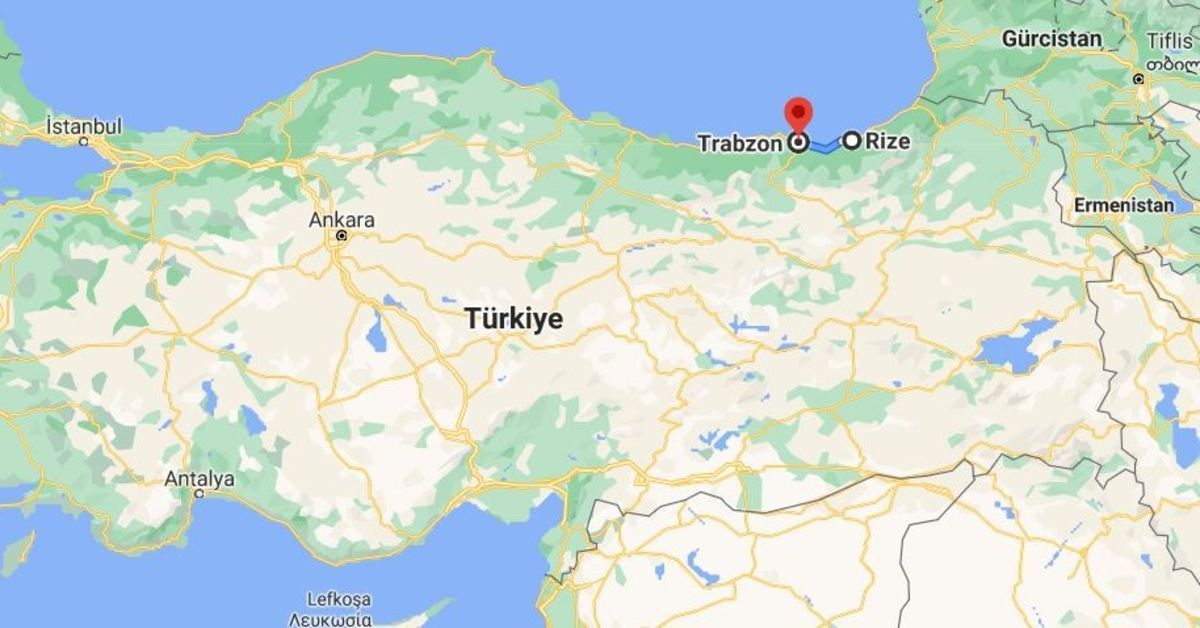 Trabzon Rize Arası Kaç Km? Otobüsle ve Arabayla Trabzon Rize Arası Kaç ...