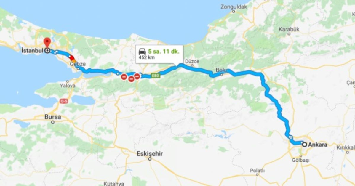 Ankara İstanbul Arası Kaç Km? Uçakla, Otobüsle ve Arabayla Ankara ...