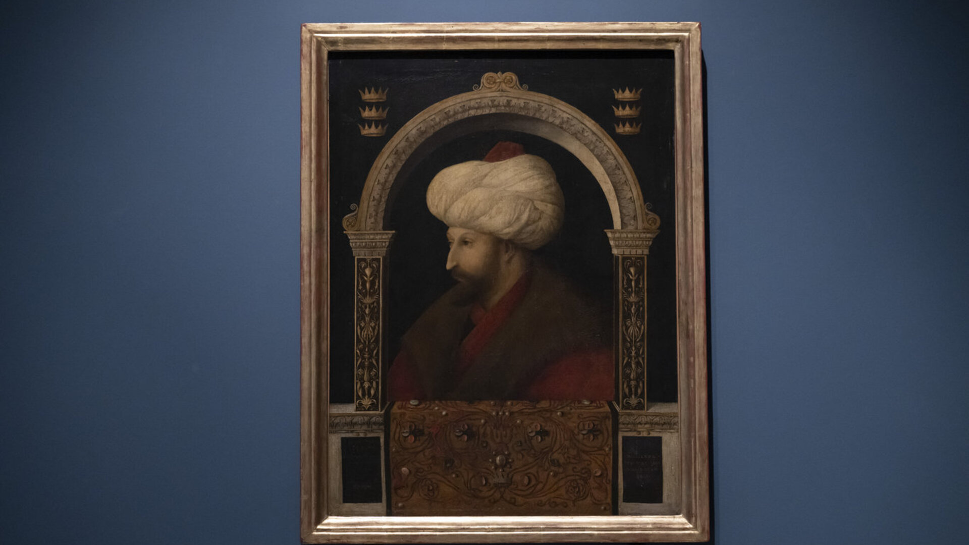 Londra'da sergileniyor... Fatih Sultan Mehmet'in portresinin şifreleri...