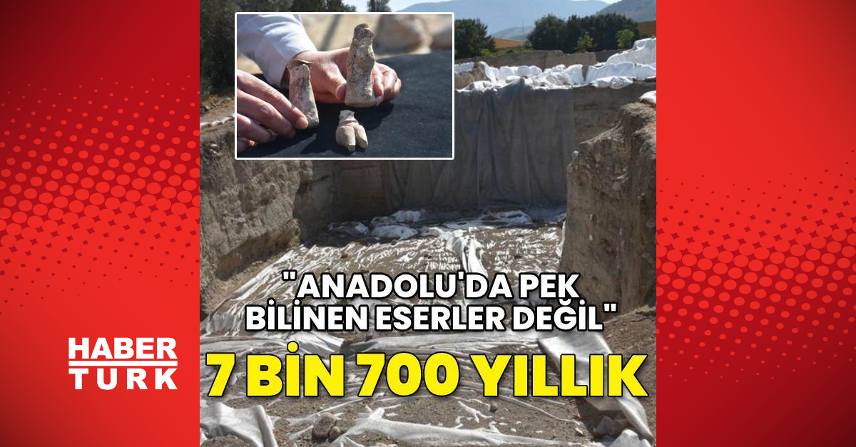 Ulucak Höyüğü'nde 7 bin 700 yıllık insan figürleri bulundu