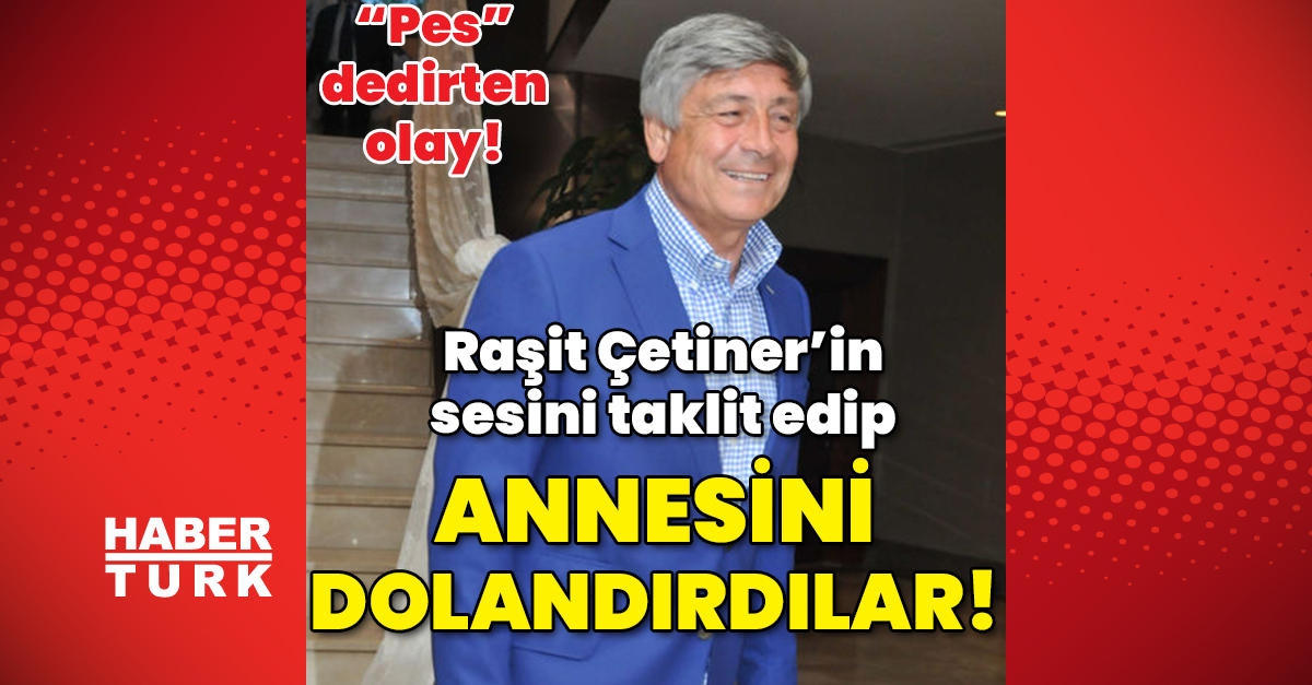 Eski futbolcu ve teknik direktör Raşit Çetiner'in sesini taklit ettiler ...