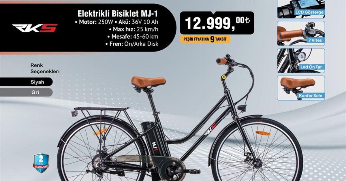 BİM 7-10 Kasım 2023 kataloğu: Elektrikli bisiklet geliyor! Bu hafta BİM ...