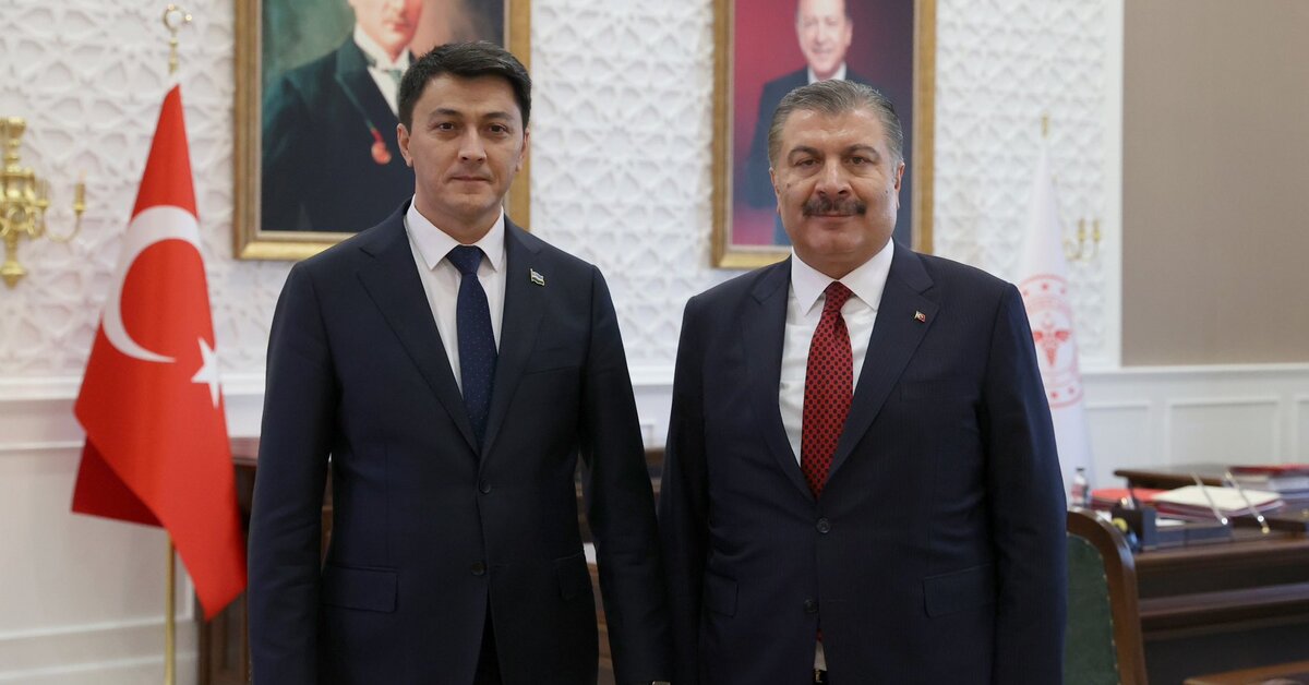 Sağlık Bakanı Koca, Özbek mevkidaşı İnoyatov ile görüştü