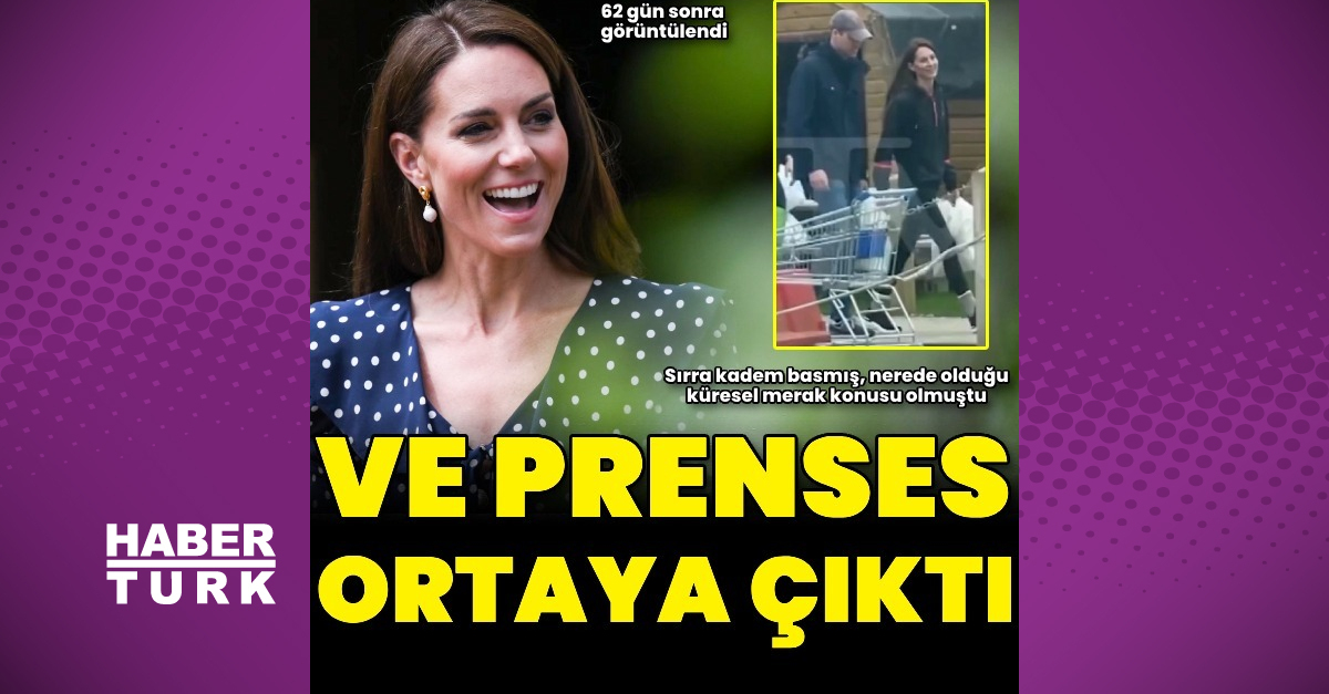 Prenses Kate Middleton'ın ilk görüntüsü ortaya çıktı - magazin haberleri