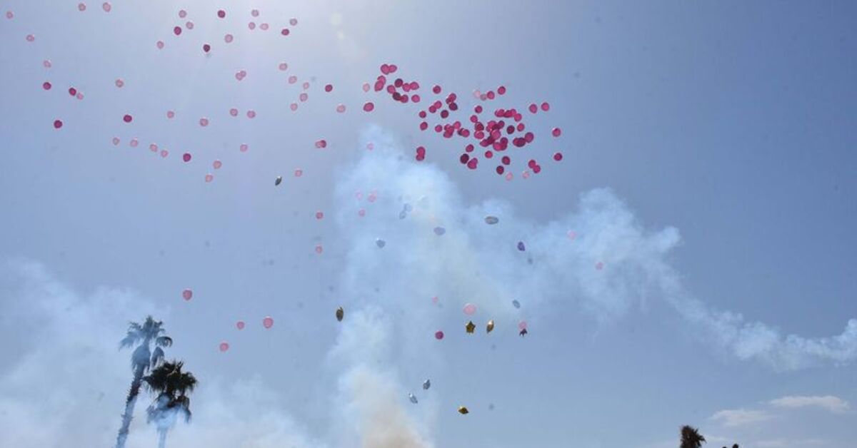 Kampanyası yüzde 100'e ulaşan SMA'lı Mihra için pembe balonlar ...