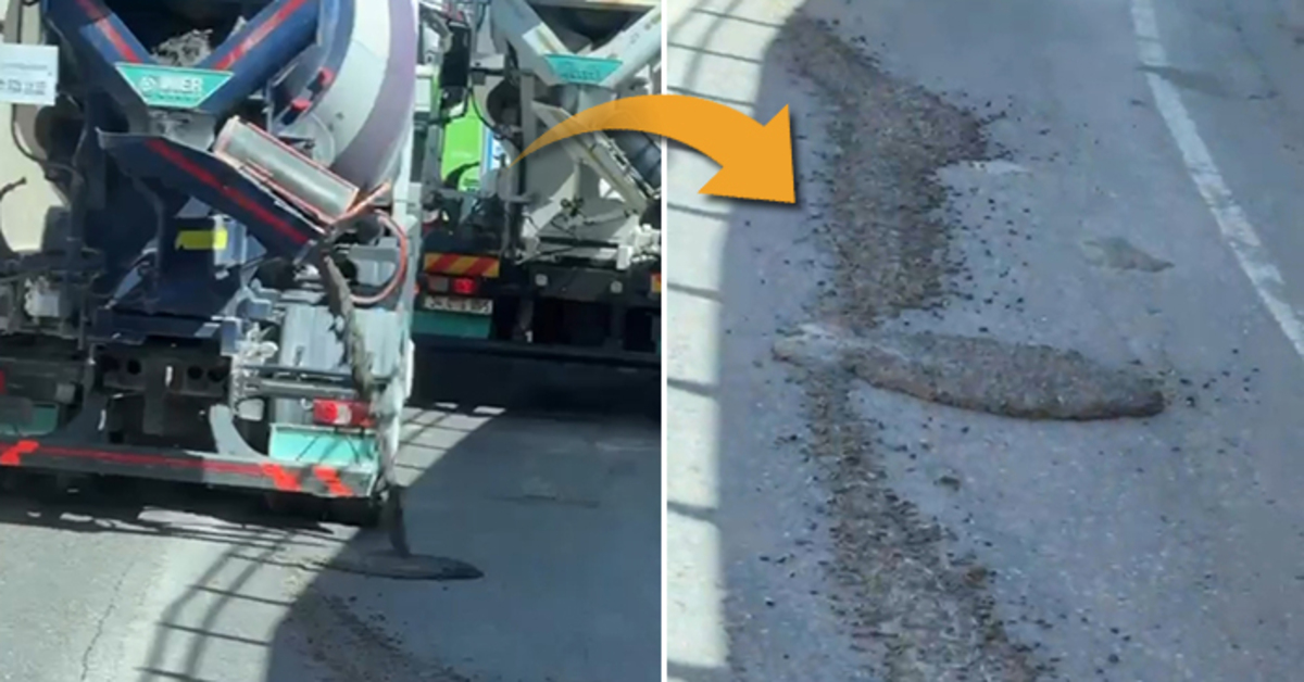 Betonu döke döke ilerledi | Son dakika haberleri