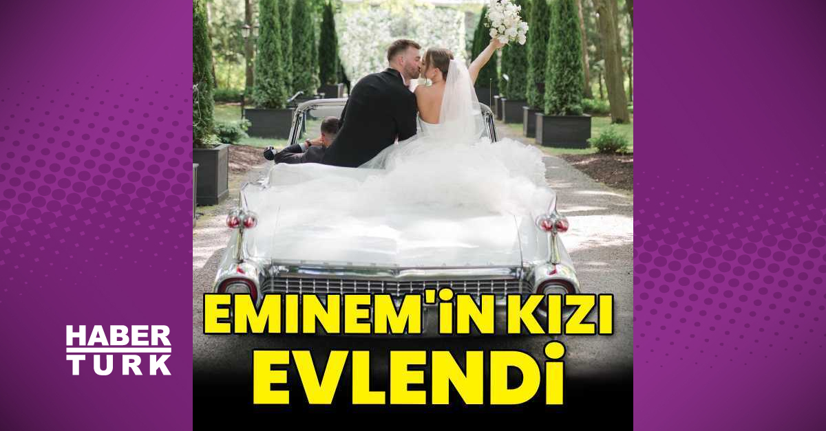 Eminem'in kızı Hailie Jade Scott evlendi - Magazin haberleri