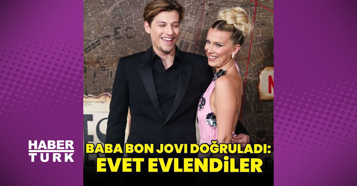 Jon Bon Jovi doğruladı: Millie Bobby Brown ile Jake Bongiovi evlendi ...