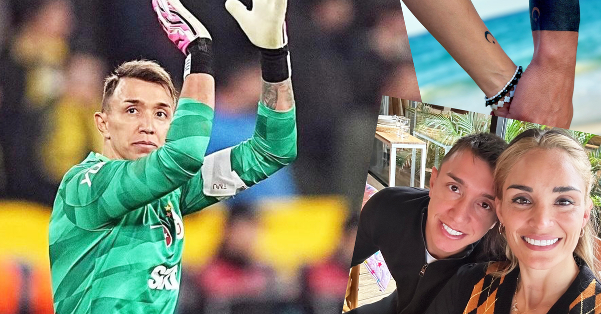 Galatasaray'ın kaptanı Fernando Muslera ve eşi Patricia Callero'dan ay ...