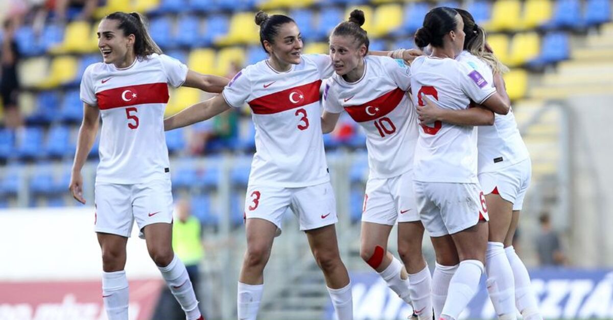 A Milli Kadın Futbol Takımı, Avrupa Şampiyonası play-off ilk turunda ...