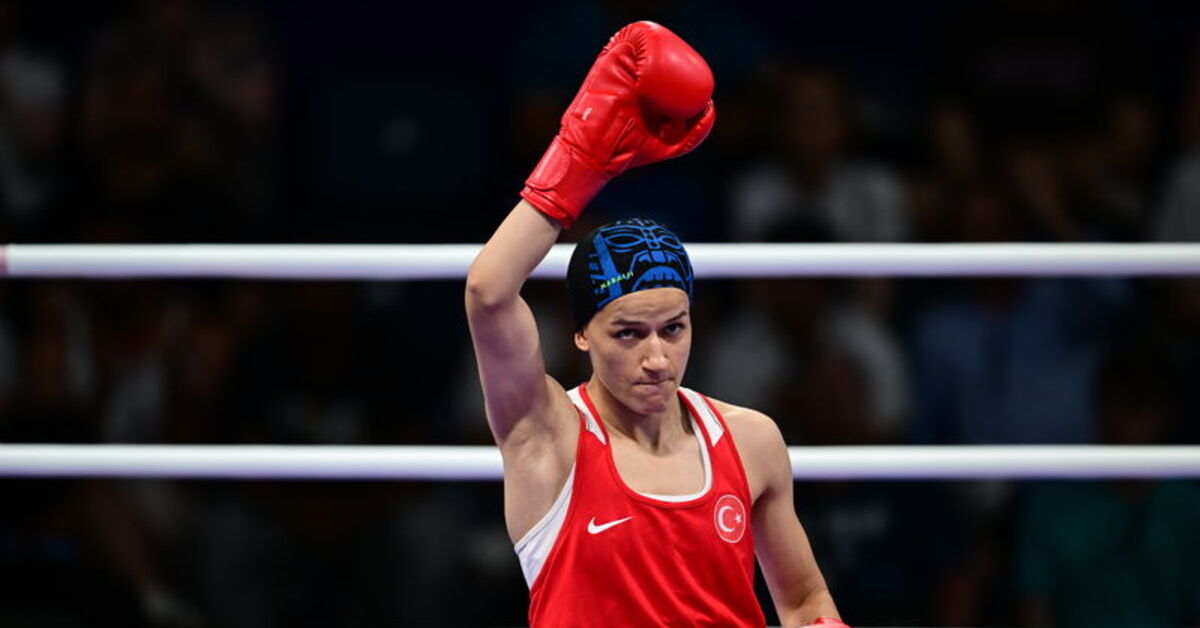 Son dakika haberi Milli boksör Hatice Akbaş, Paris 2024'te finalde ...