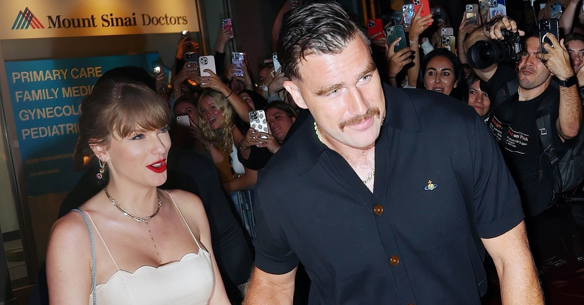 Karen Elson'ın düğününe giden Taylor Swift ve Travis Kelce çiftine ...