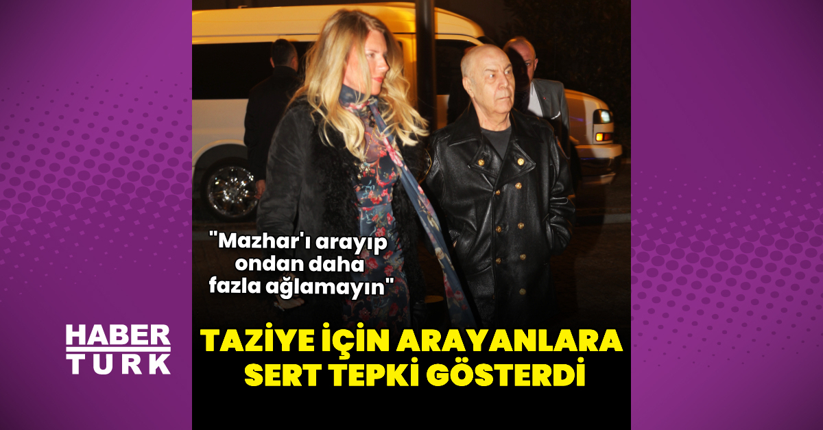 Mahzar Alanson'un eşi Biricik Suden'den, taziye için arayanlara sert ...