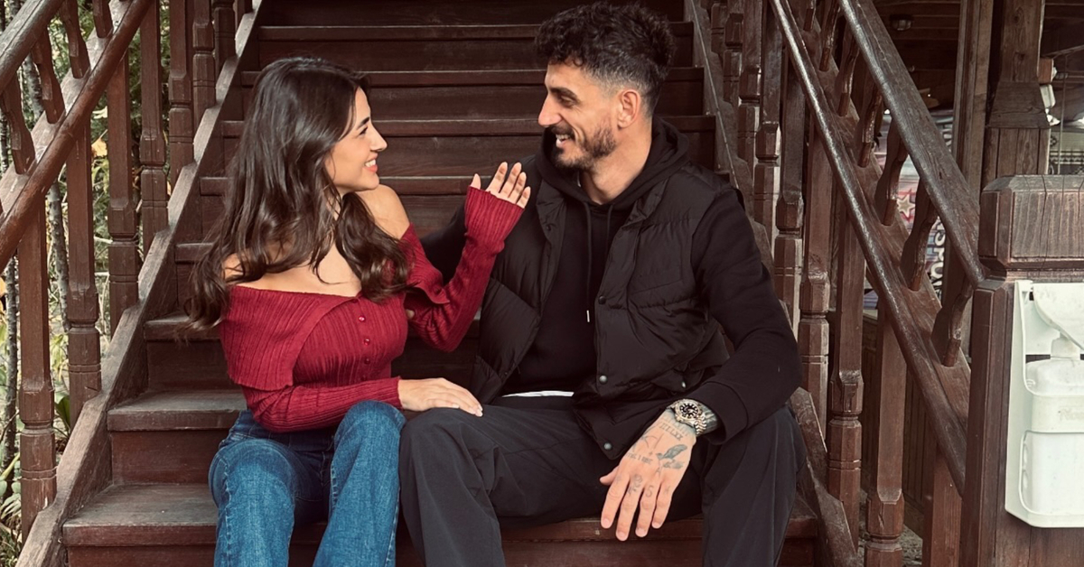 Milli futbolcu Samet Akaydın ile Hazal Çağlar'dan ilk kare! Pozları ...