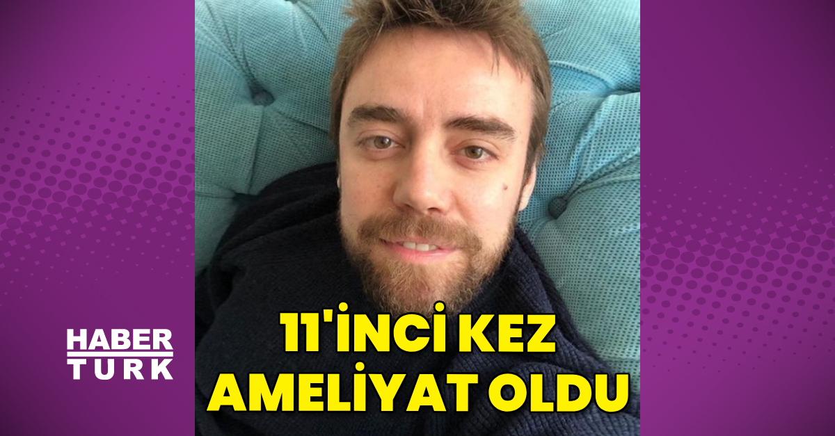 Murat Dalkılıç, burnundan 11'inci kez ameliyat oldu