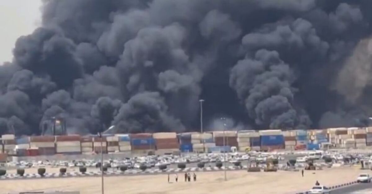 İran'ın Basra Körfezi kıyısında yer alan Bender Abbas Limanı'nda ...