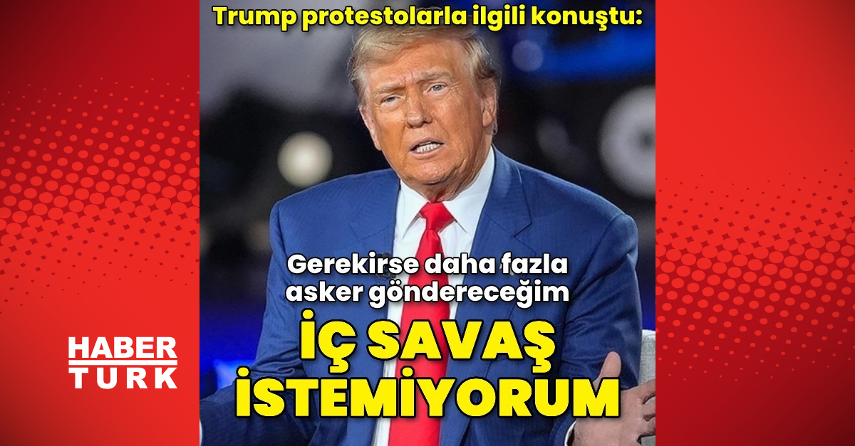ABD Başkanı Donald Trump: İç savaş istemiyorum | Dış Haberler