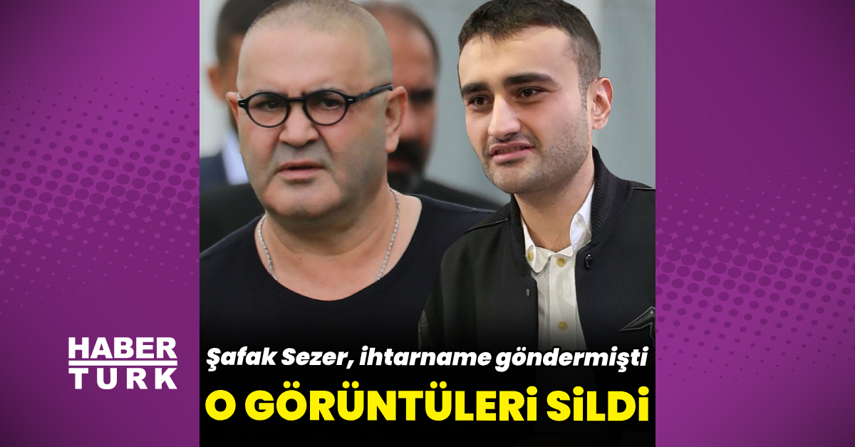 CZN Burak, Şafak Sezer görüntülerini sildi - Magazin haberleri