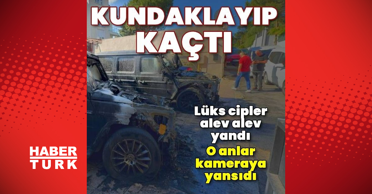 Sarıyer’de iş insanlarına ait 30 milyon lira değerindeki cipler ...