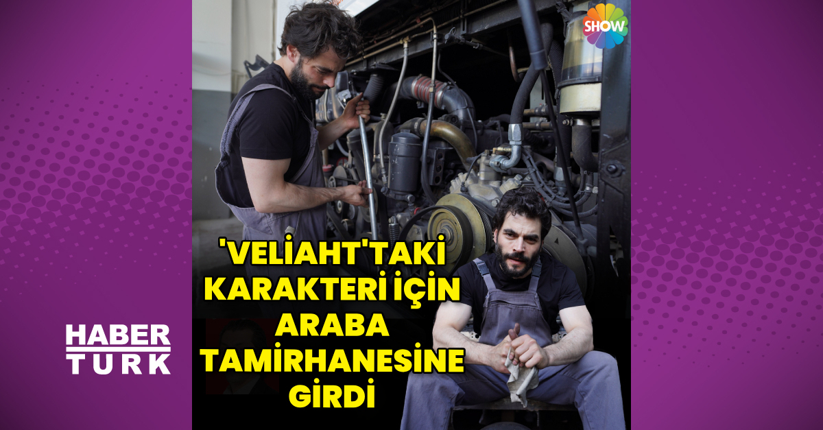 Akın Akınözü, ‘Veliaht’ için araba tamirhanesine girdi
