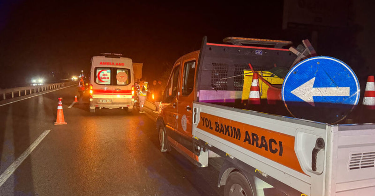 Uşak'ta kamyona arkadan çarpan motosiklet sürücüsü öldü