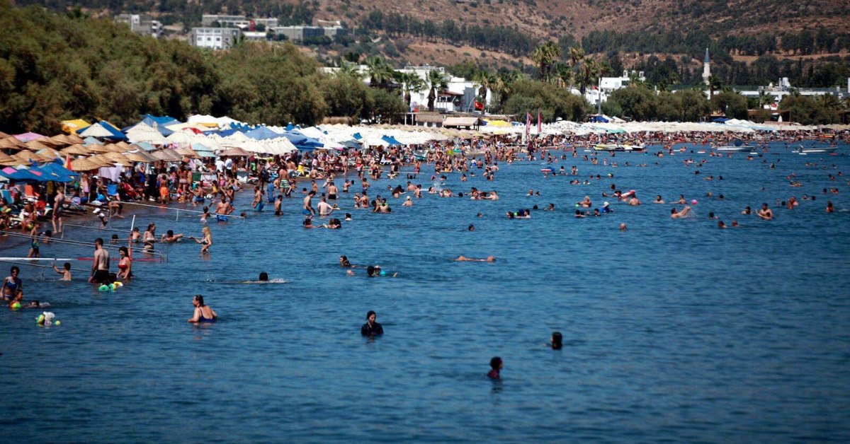 9 günlük tatil Bodrum'a yaradı
