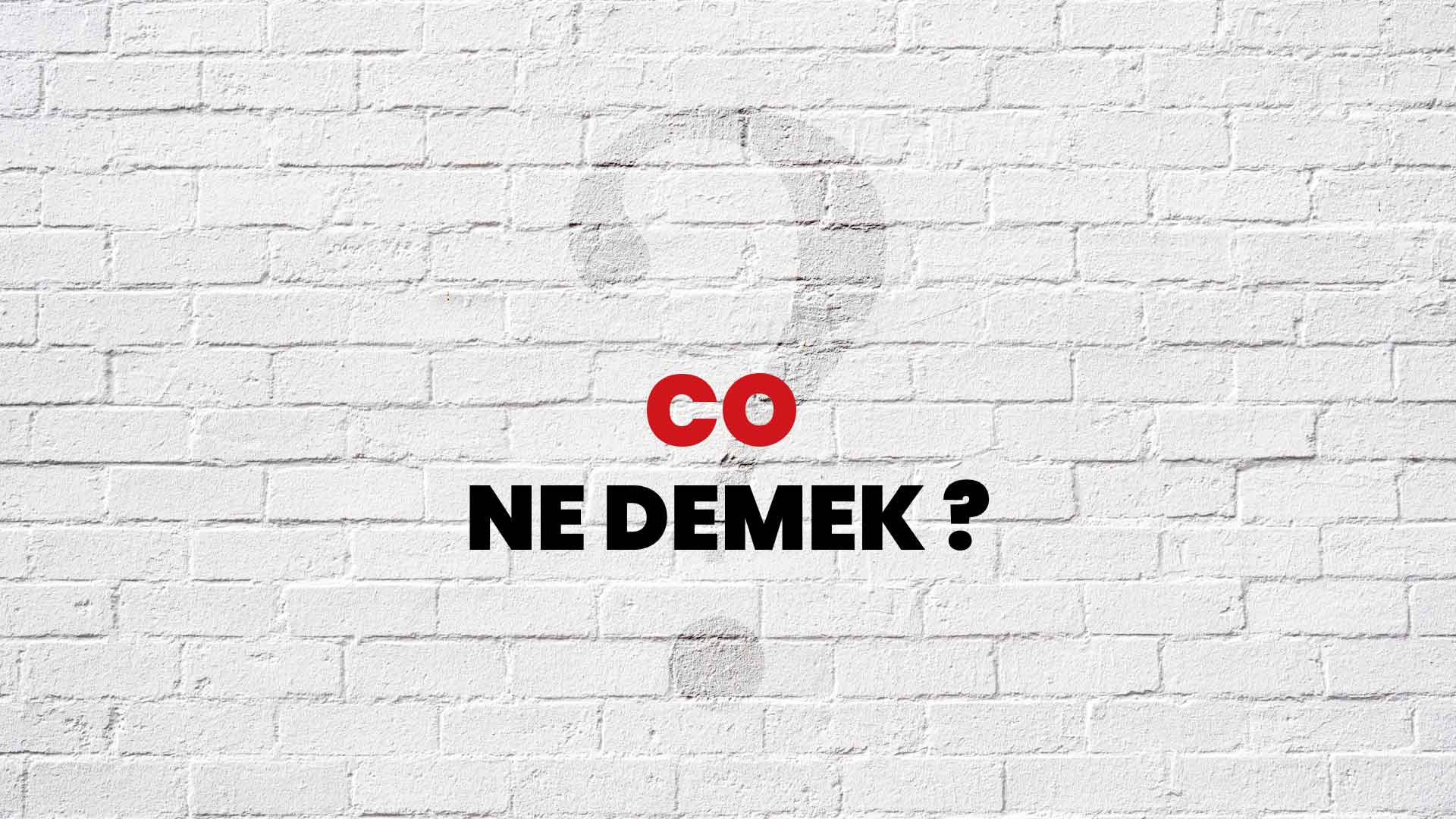 Co Ne Demek Ne Anlama Gelir Co Kelimesi TDK S zl k Anlam Nedir