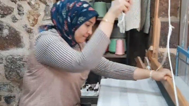 Nallıhan'da geleneksel sof kumaşı dokuması sürdürülüyor - Ankara Haberleri