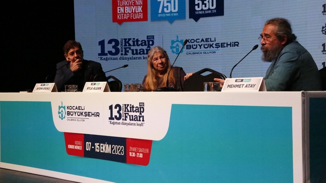 Tiyatro sanatçıları Ayla Algan ve Mehmet Atay 13. Kocaeli Kitap Fuarı ...