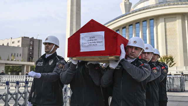 Şehit bekçi Halil Kara son yolculuğuna uğurlandı - Ankara Haberleri