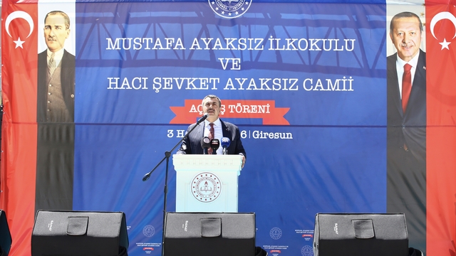 Milli Eğitim Bakanı Tekin, Giresun'da konuştu: - Giresun Haberleri